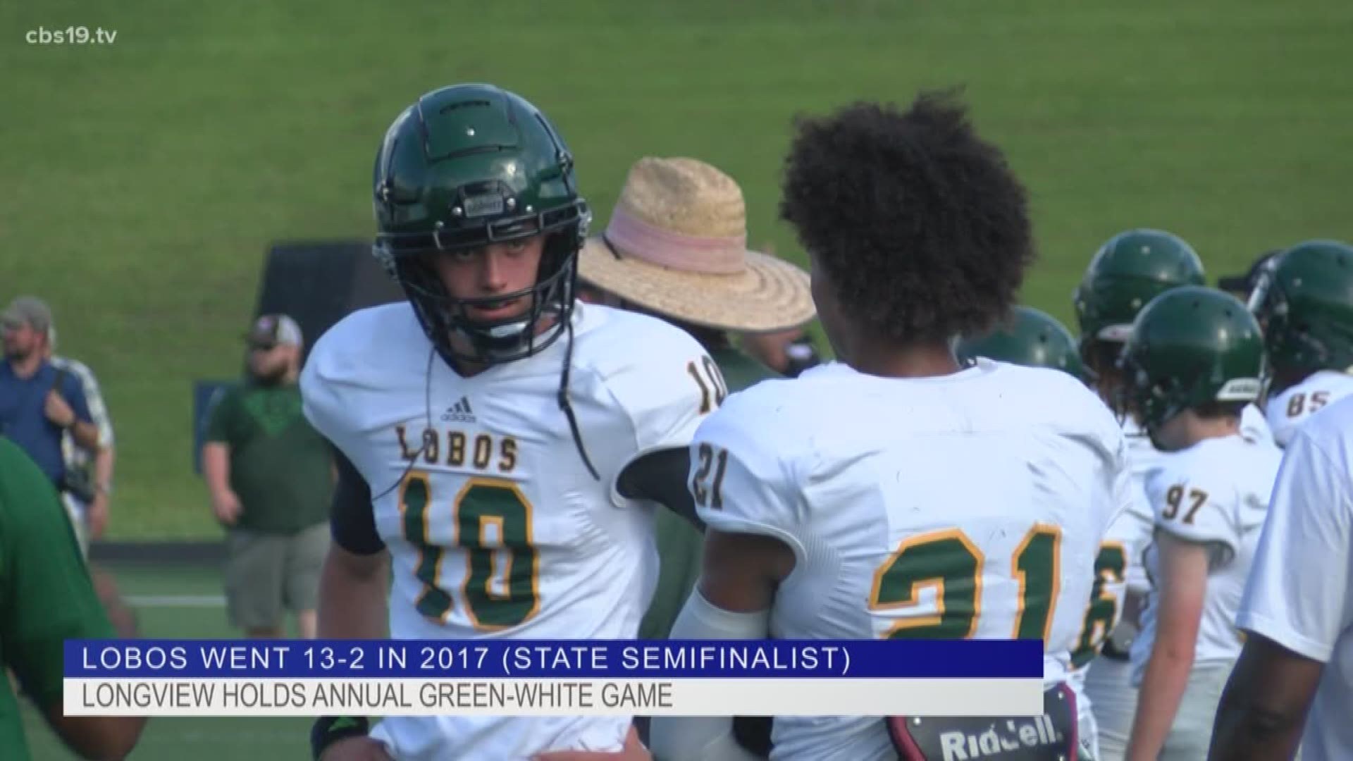 Longview football holds annual green-white game | cbs19.tv