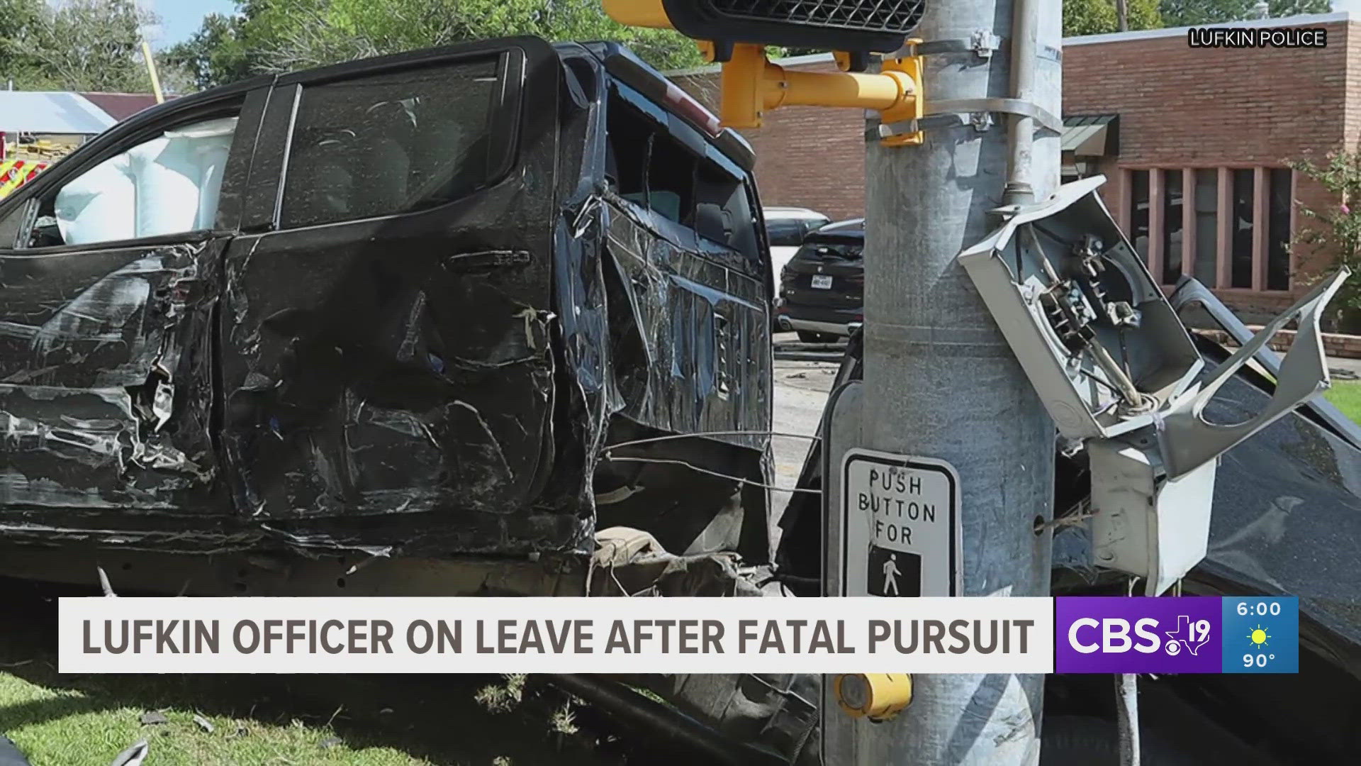Lufkin officer on leave after fatal pursuit Monday | cbs19.tv