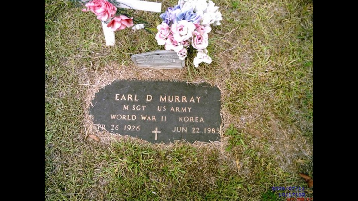 Veteran's headstone stolen from Noonday Cemetery | cbs19.tv