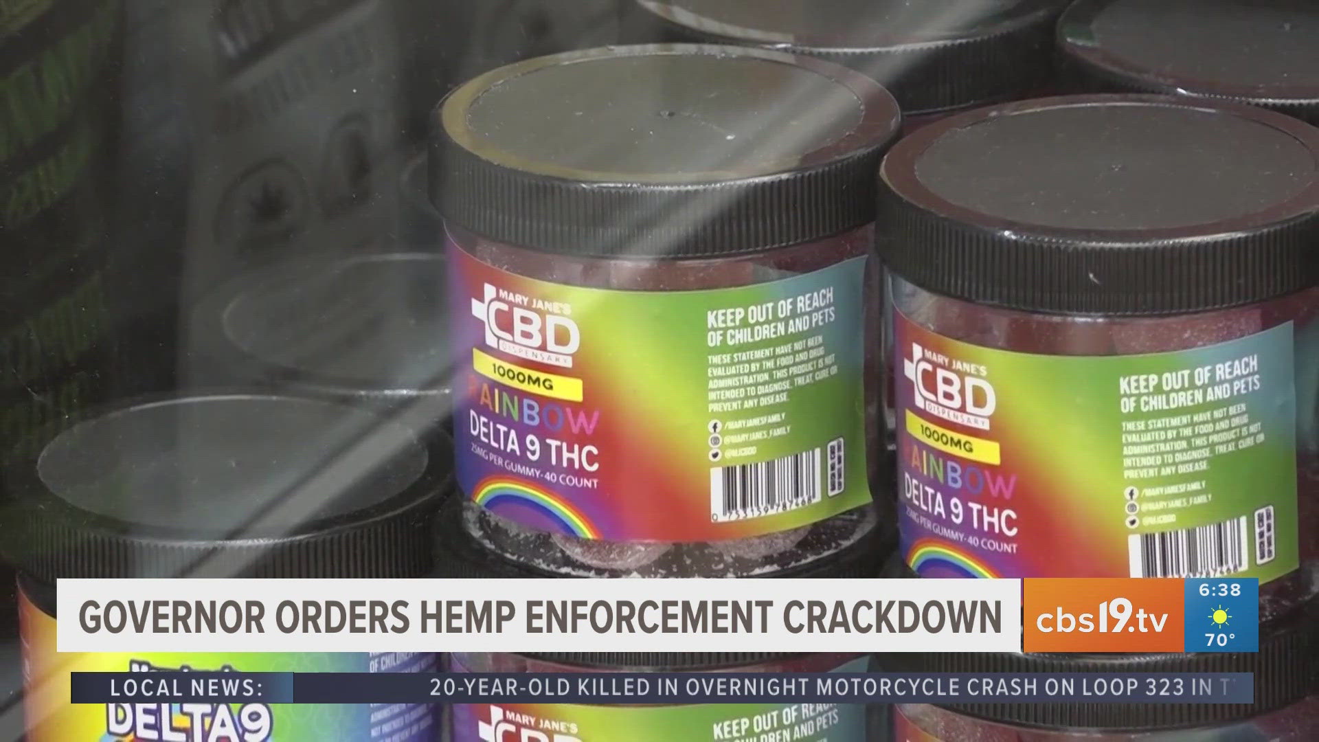 Gov. Abbott orders hemp enforcement crackdown | cbs19.tv