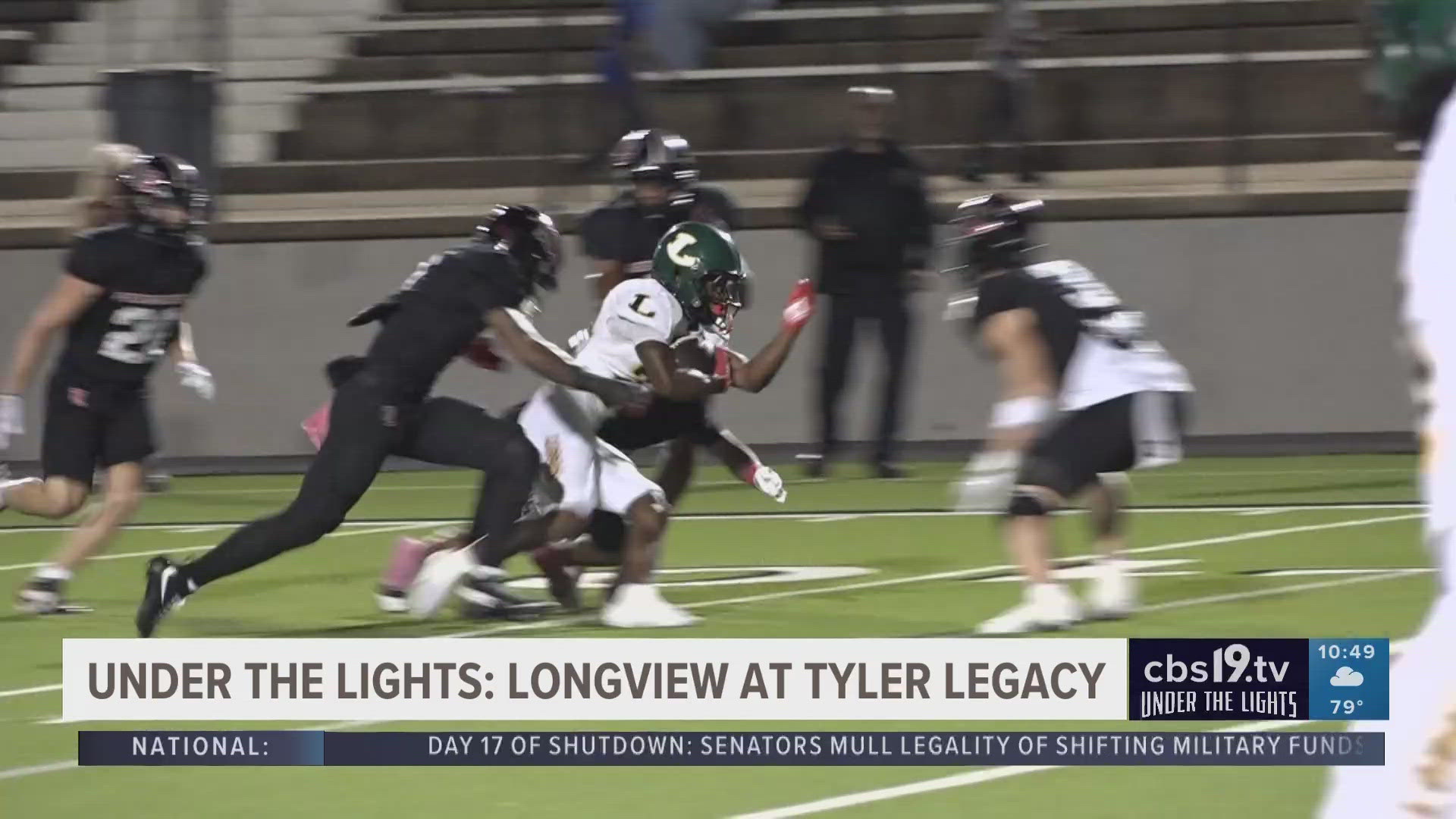 UNDER THE LIGHTS: Longview crushes Tyler Legacy 63-20 | cbs19.tv