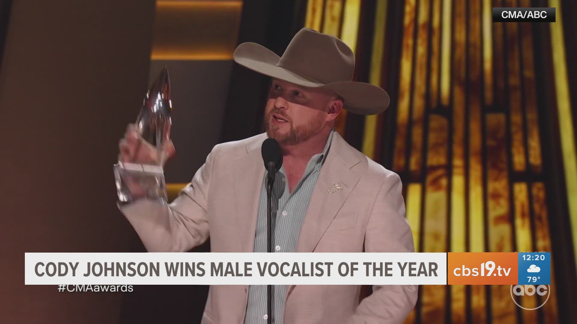 East Texas country music artist Cody Johnson wins CMA Male Vocalist of ...