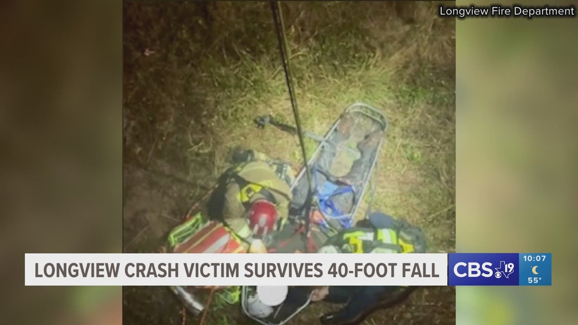 Longview Fire Department rescues crash victim from 40-foot fall on I-20 ...
