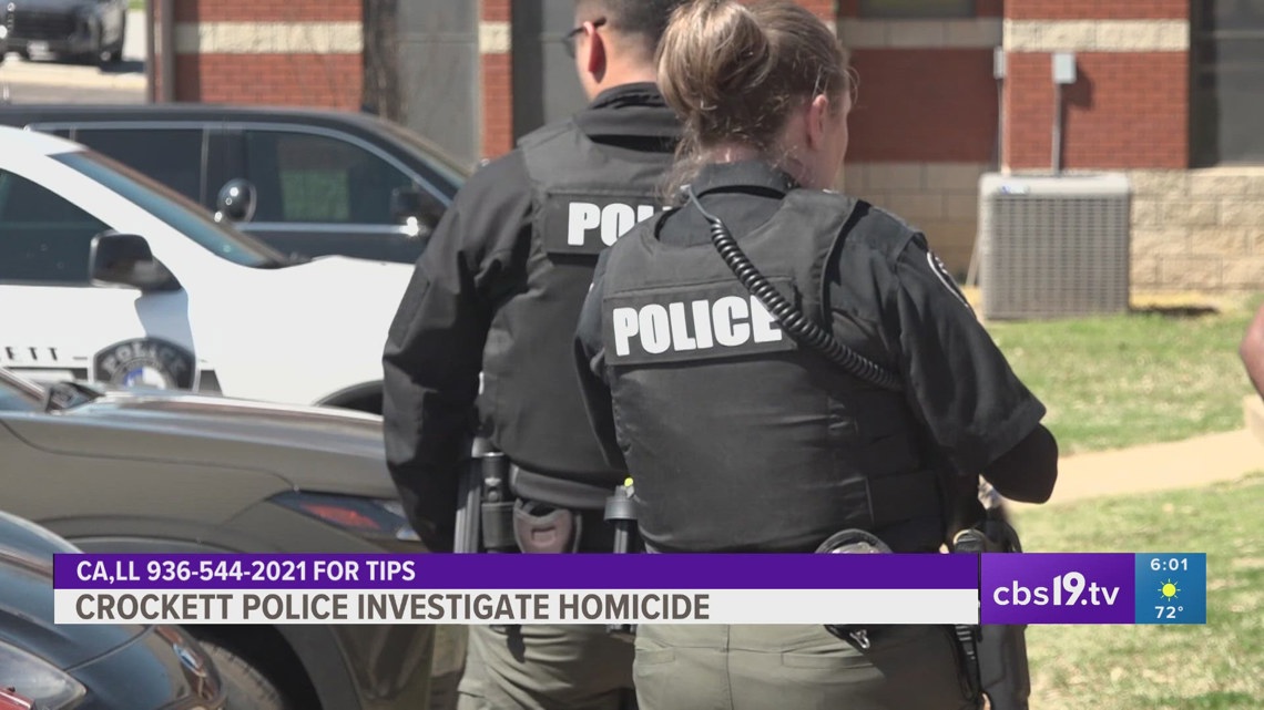 Crockett police detain suspect in woman's homicide case | cbs19.tv