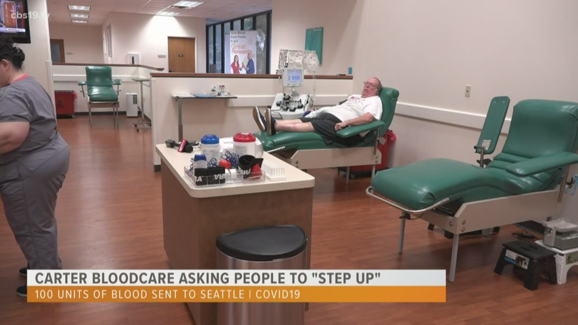 Tyler Carter BloodCare asking for donations after sending 100 units of ...