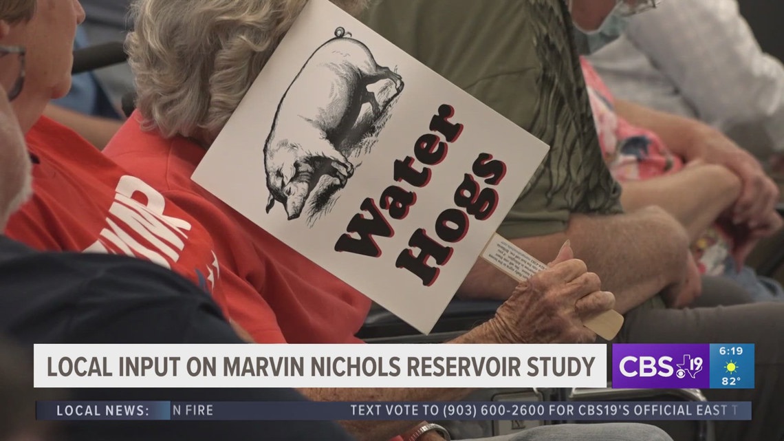 Dozens of landowners voice concerns of water project | cbs19.tv