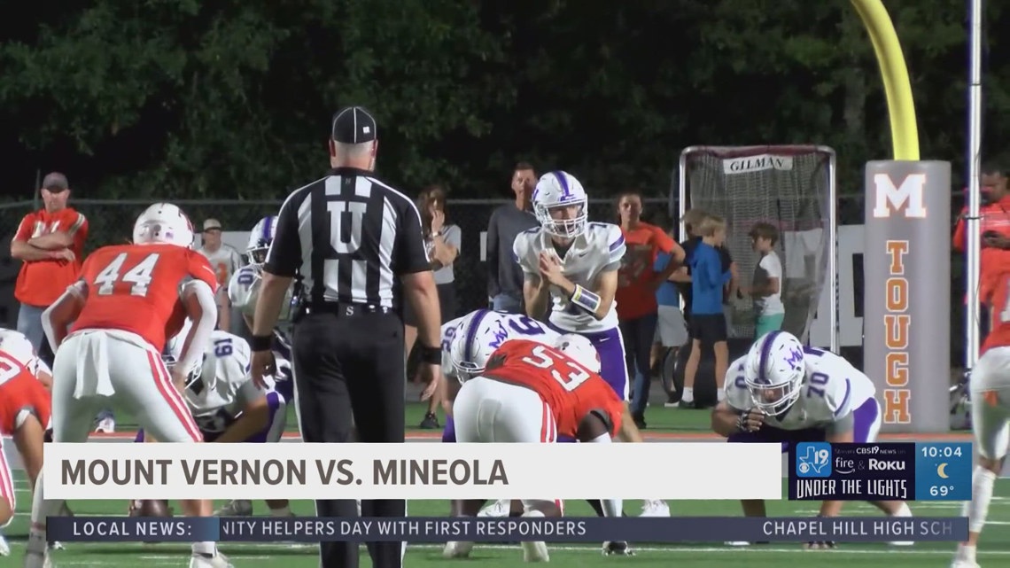 HIGH SCHOOL FOOTBALL: Mount Vernon vs. Mineola | cbs19.tv
