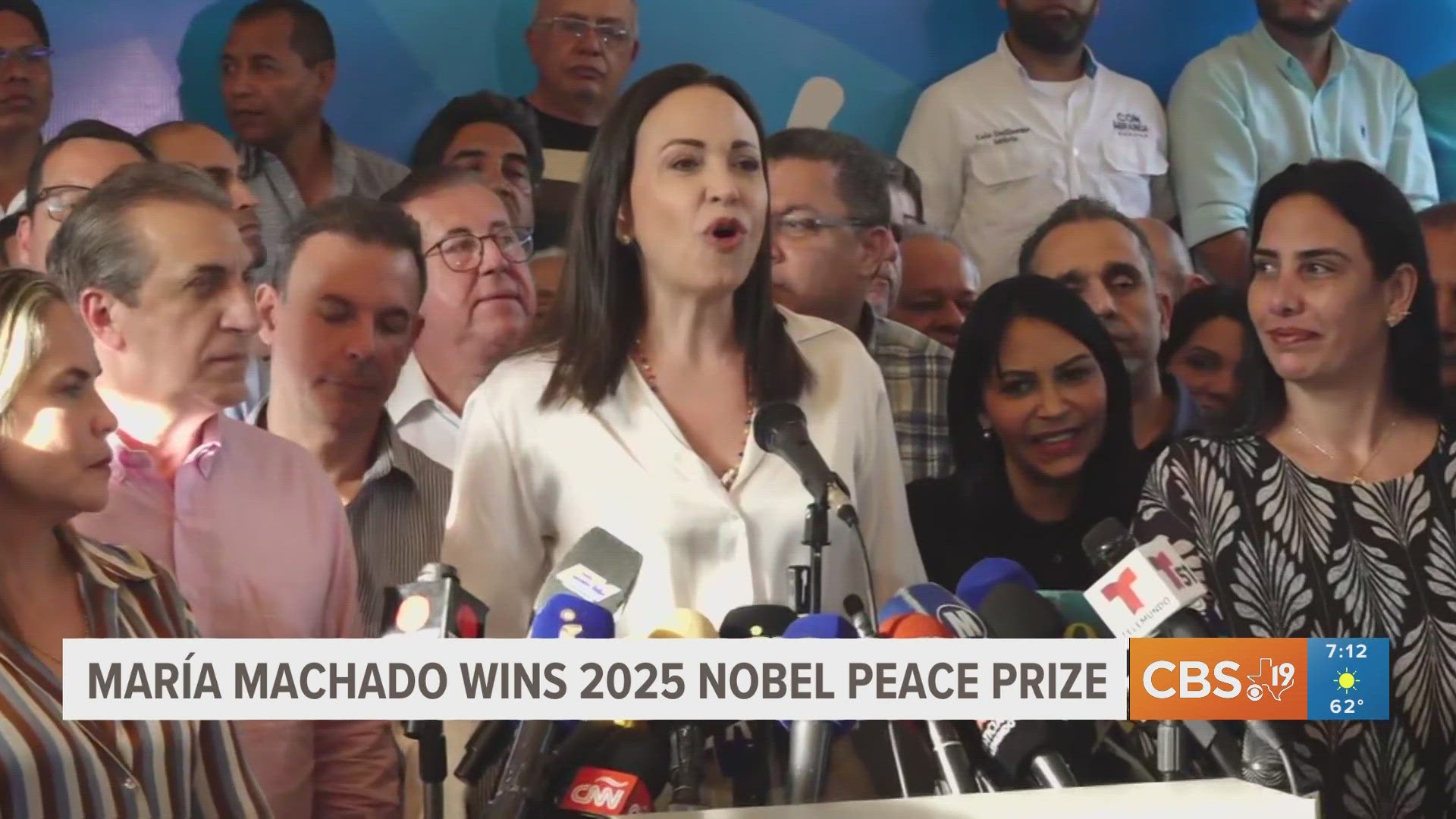 Maria Machado wins 2025 Nobel Peace Prize | cbs19.tv