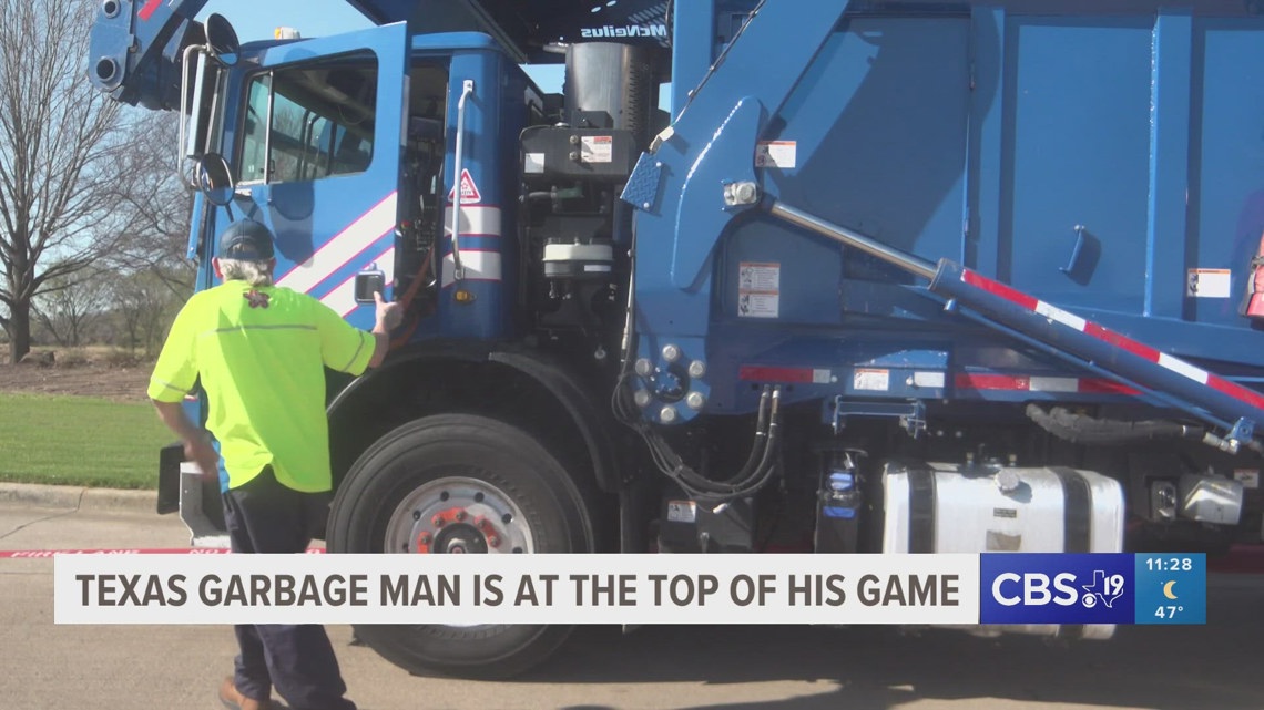 Texas garbage man is one of the best in America | cbs19.tv
