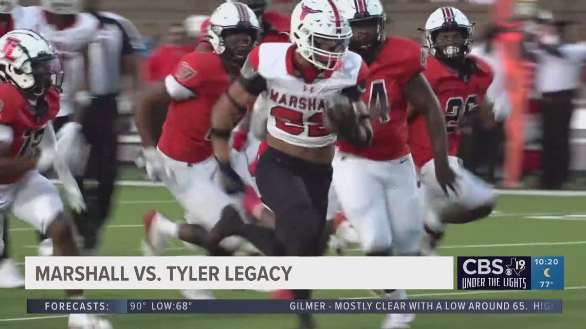 UNDER THE LIGHTS: Marshall runs over Tyler Legacy 49-28 | cbs19.tv