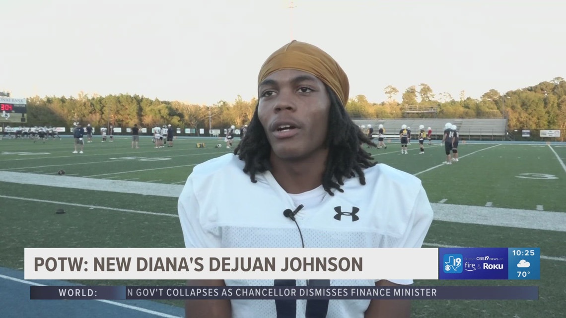 CBS19 POTW: New Diana QB DeJuan Johnson | cbs19.tv