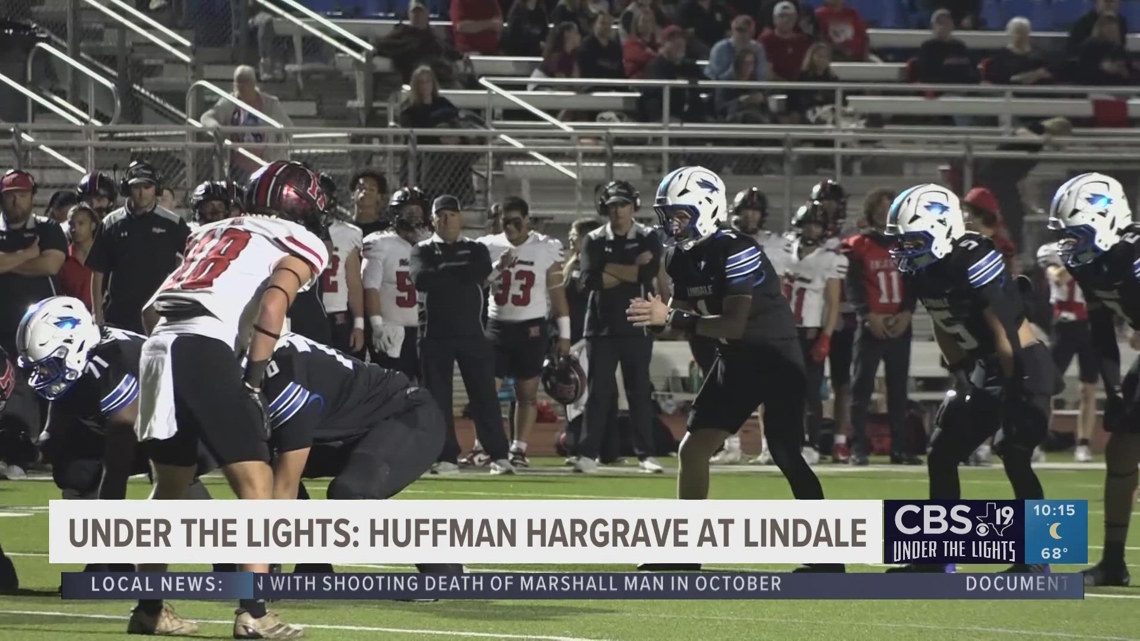 UNDER THE LIGHTS PLAYOFFS: Huffman Hargrave Falcons vs. Lindale Eagles ...