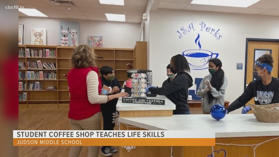 Judson Middle School students open coffee shop | cbs19.tv