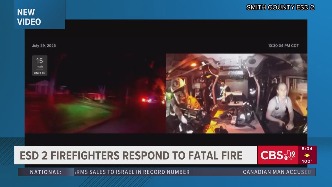 Smith County ESD 2 responds to fatal fire | cbs19.tv