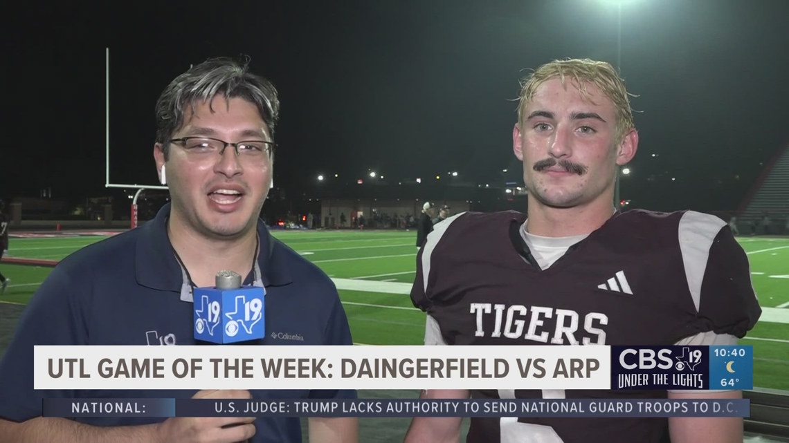 UNDER THE LIGHTS | Arp RB Josh Smith joins CBS19's Robert Garza on UTL ...