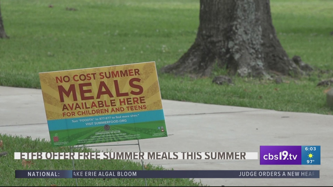 East Texas Food Bank's summer food program | cbs19.tv
