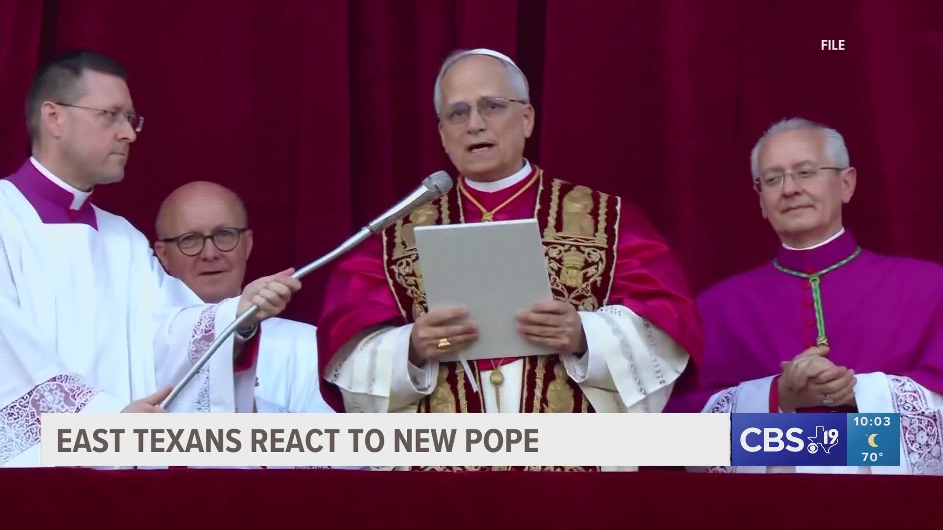 Catholics in East Texas welcome Pope Leo XIV | cbs19.tv