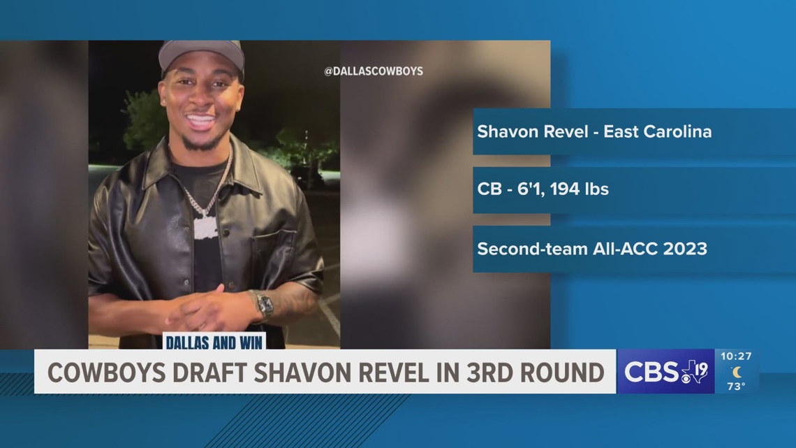 Cowboys draft Shavon Revel in 3rd round of the NFL Draft | cbs19.tv