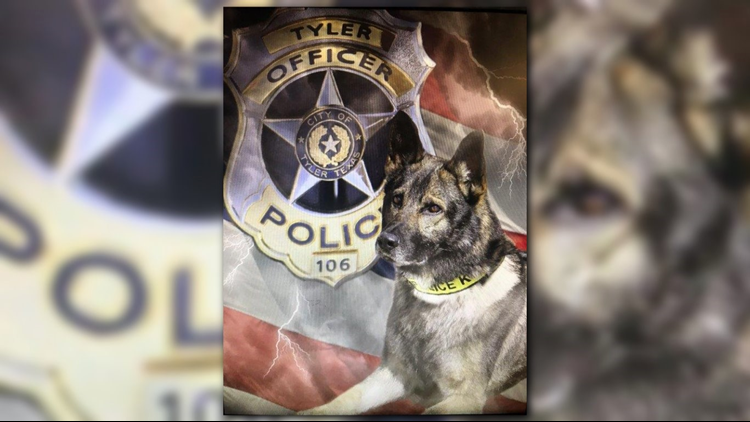 Tyler Police Department announces retirement of beloved K9 officer ...