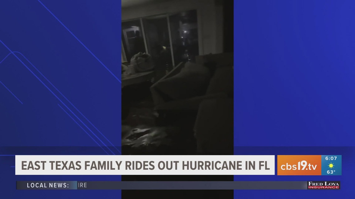 East Texas family grateful to be safe after Hurricane Helene damages ...