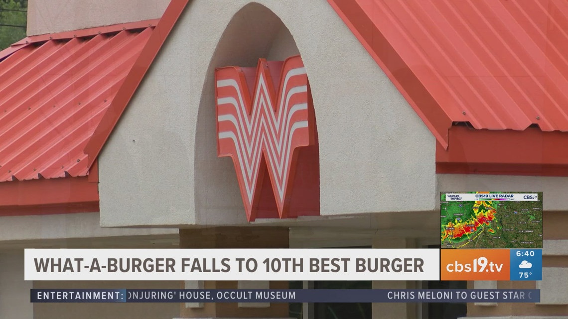 WHAT-A-SLIDE | Whataburger barely makes the top 10 best-tasting burgers ...