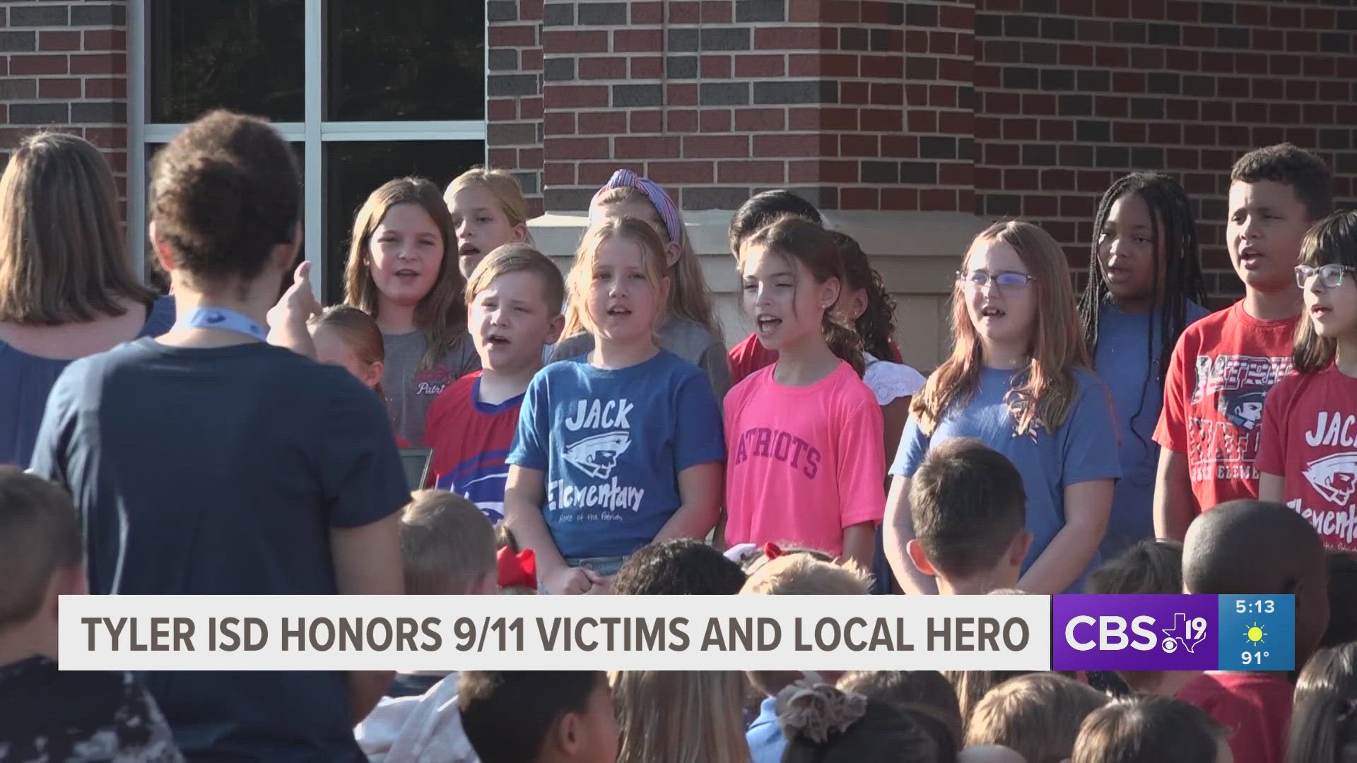 East Texas elementary school honors lives lost in 9/11 attacks | cbs19.tv