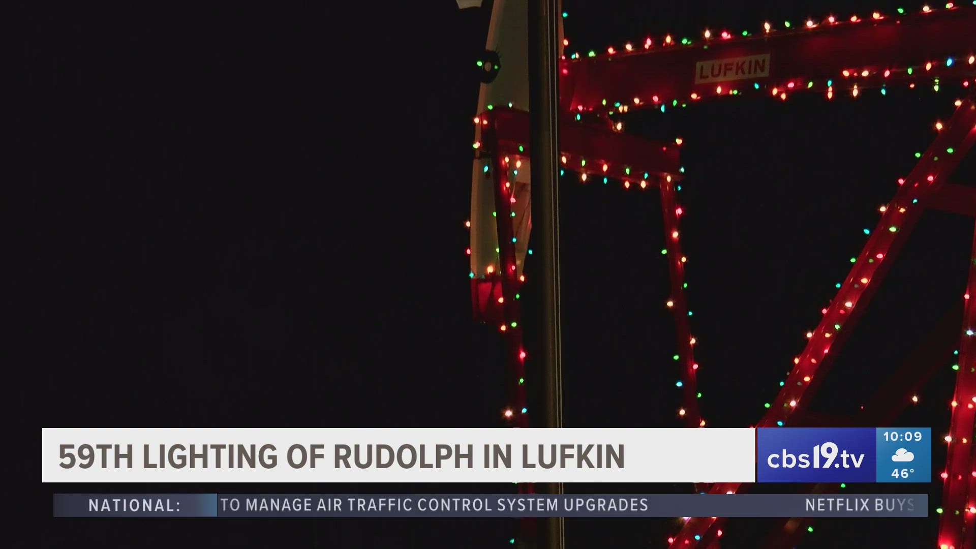 Lufkin Industries hosts 59th lighting of Rudolph the Red-Nosed pumping ...