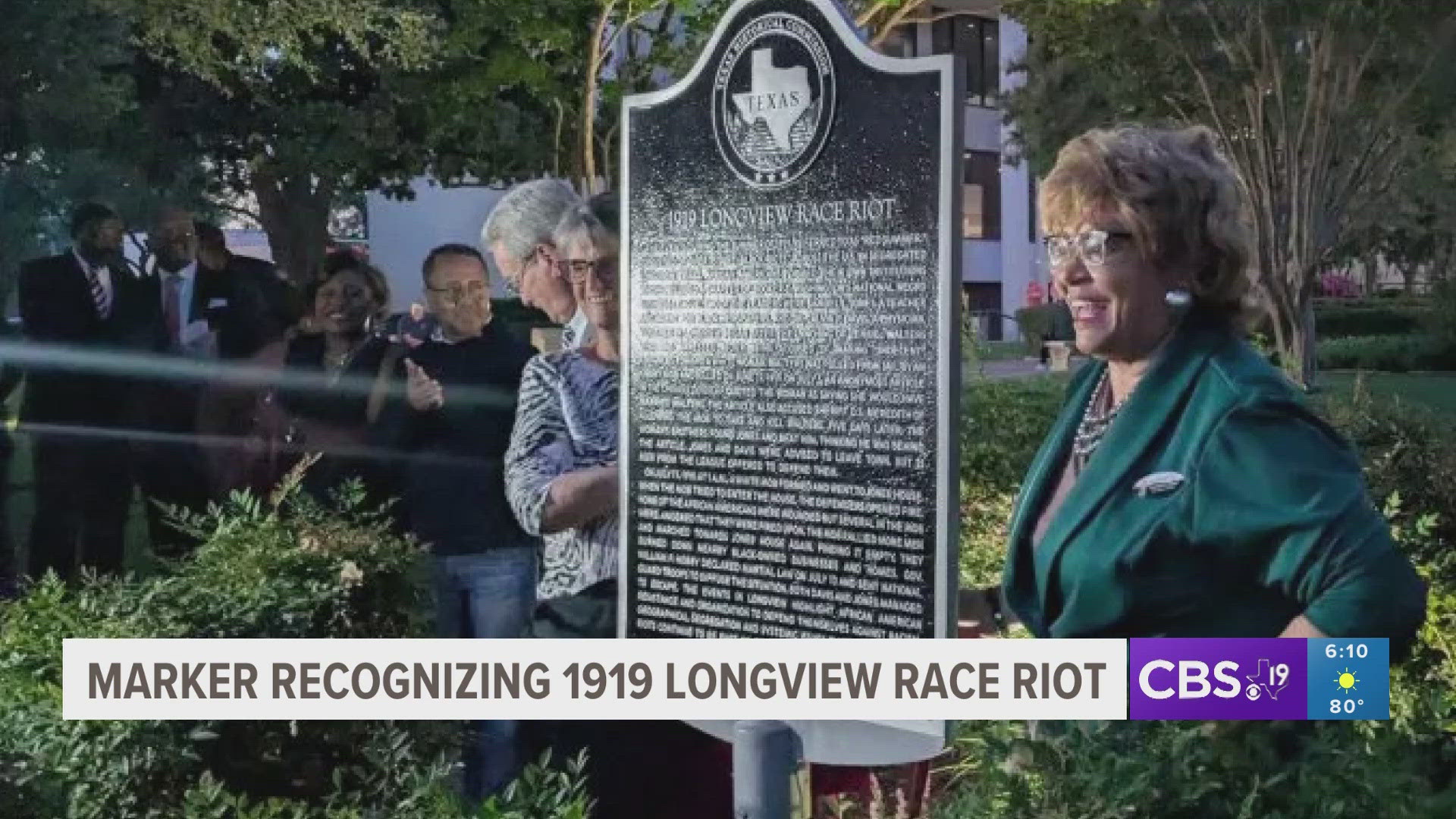State marker recognizing 1919 Longview race riot placed outside ...