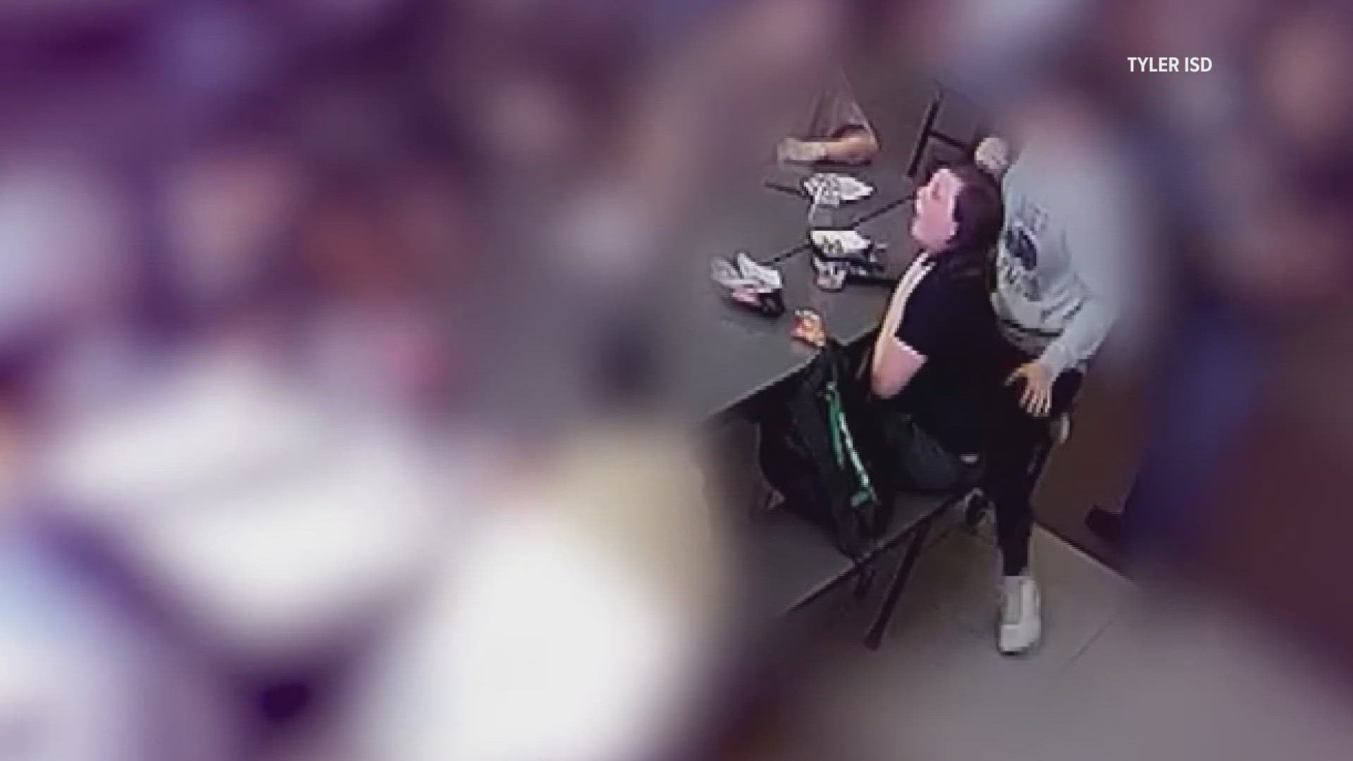 CAUGHT ON CAMERA: Tyler ISD student saves choking student using ...