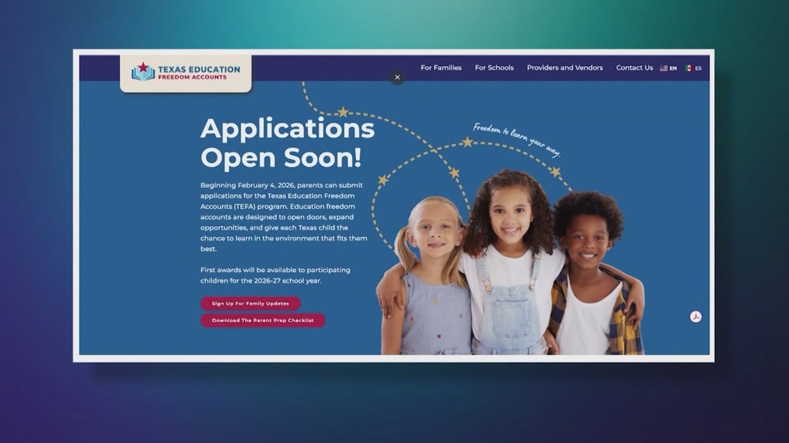 Texas school voucher enrollment begins Wednesday | cbs19.tv