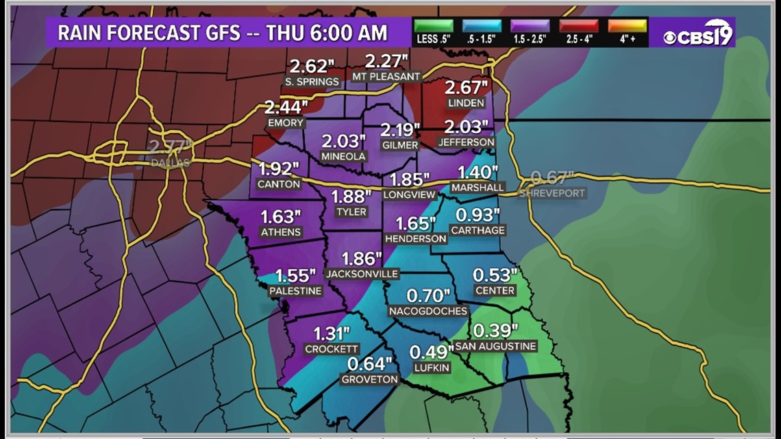 East Texas weather | cbs19.tv