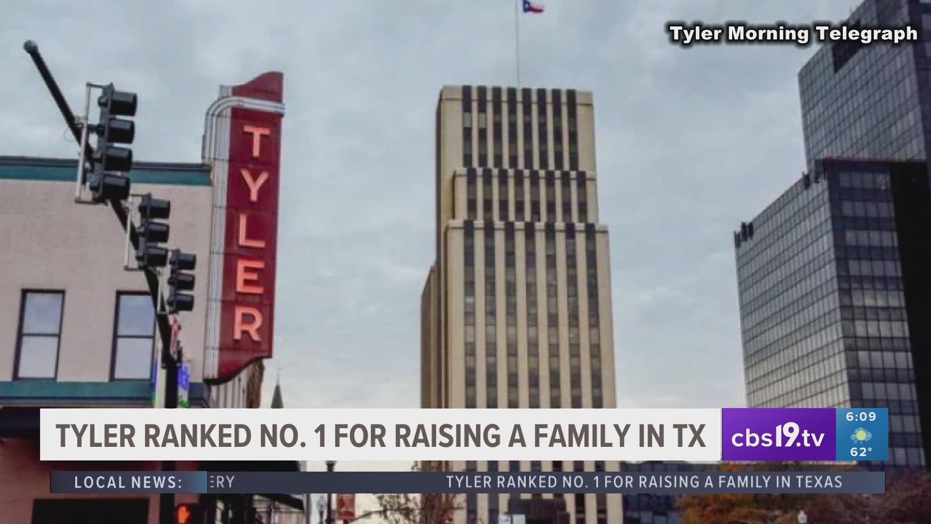 Tyler ranked No. 1 city in Texas to raise a family | cbs19.tv