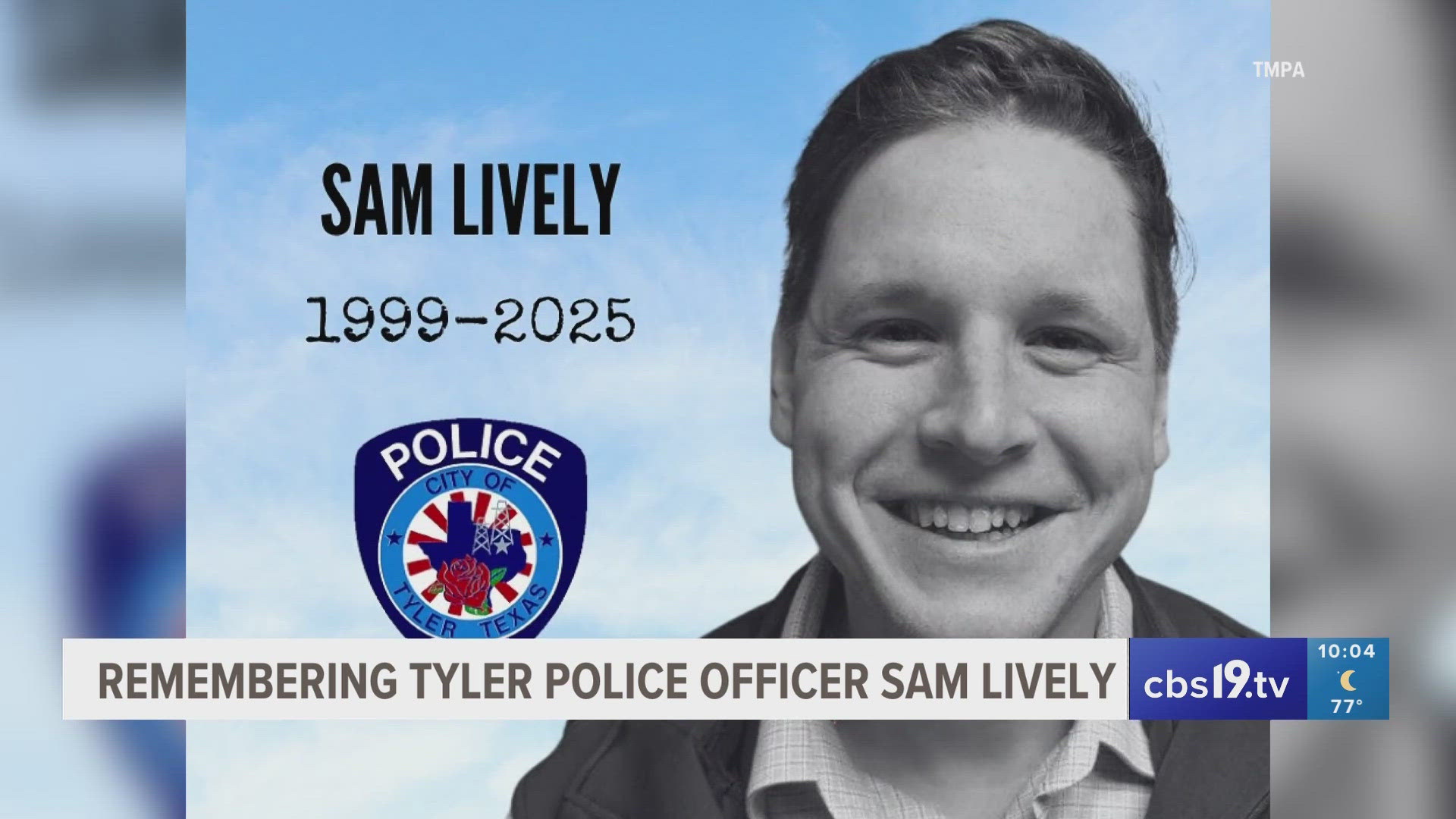 Tyler honors fallen officer at memorial site | cbs19.tv