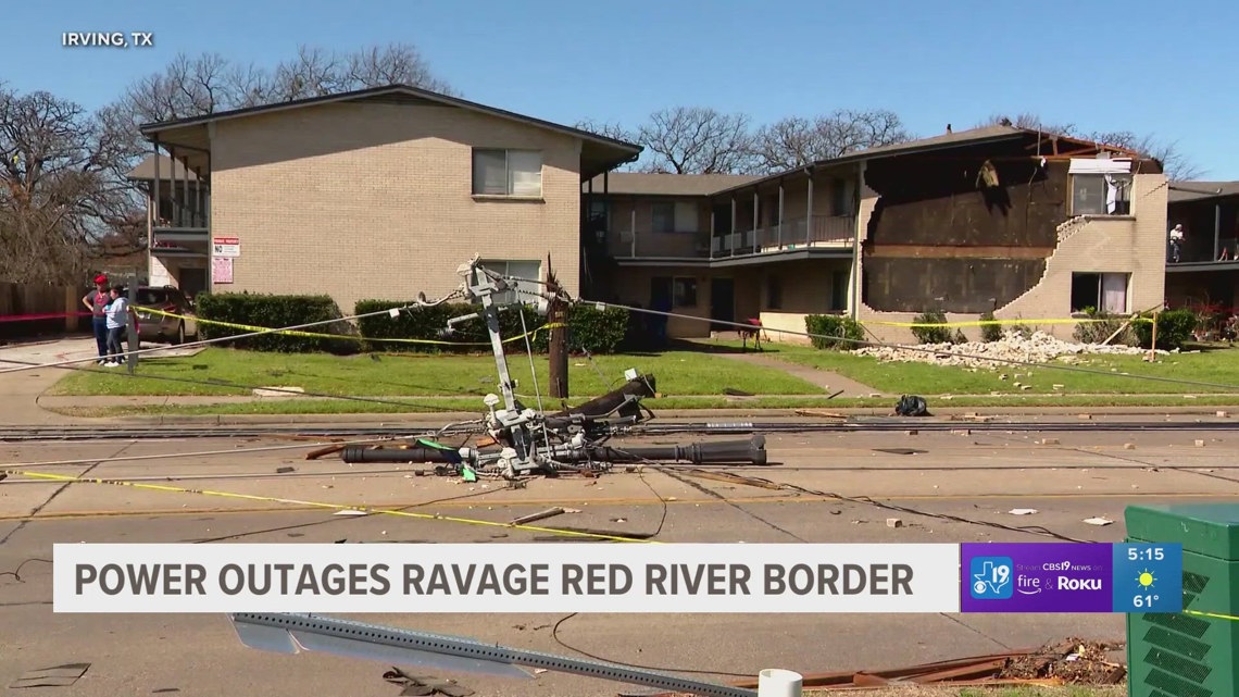Power outages ravage red river border | cbs19.tv