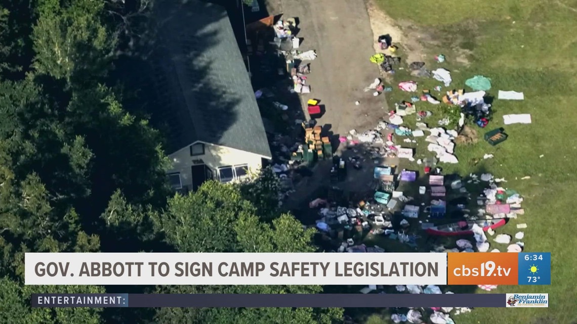Camp safety bill heads to Texas Gov. Abbott's desk | cbs19.tv