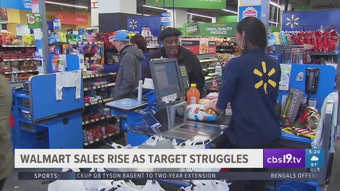 Walmart sales increase while competitor Target struggles | cbs19.tv