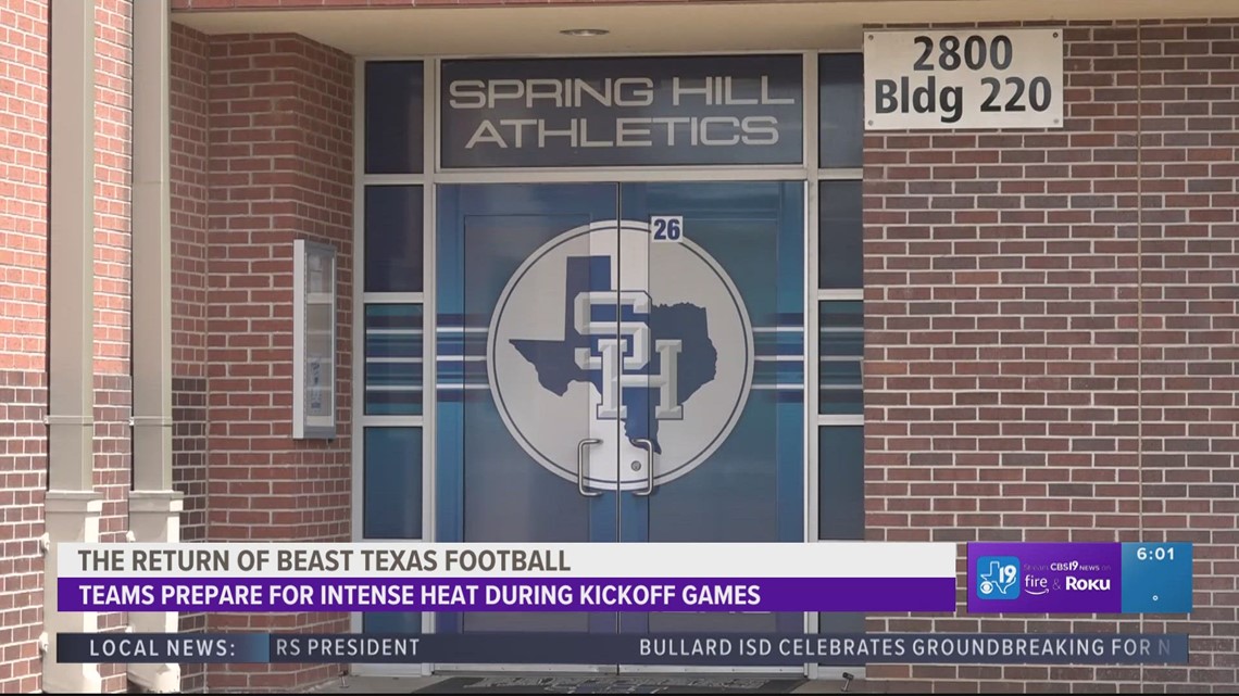 Spring Hill prepares for the heat during football season | cbs19.tv