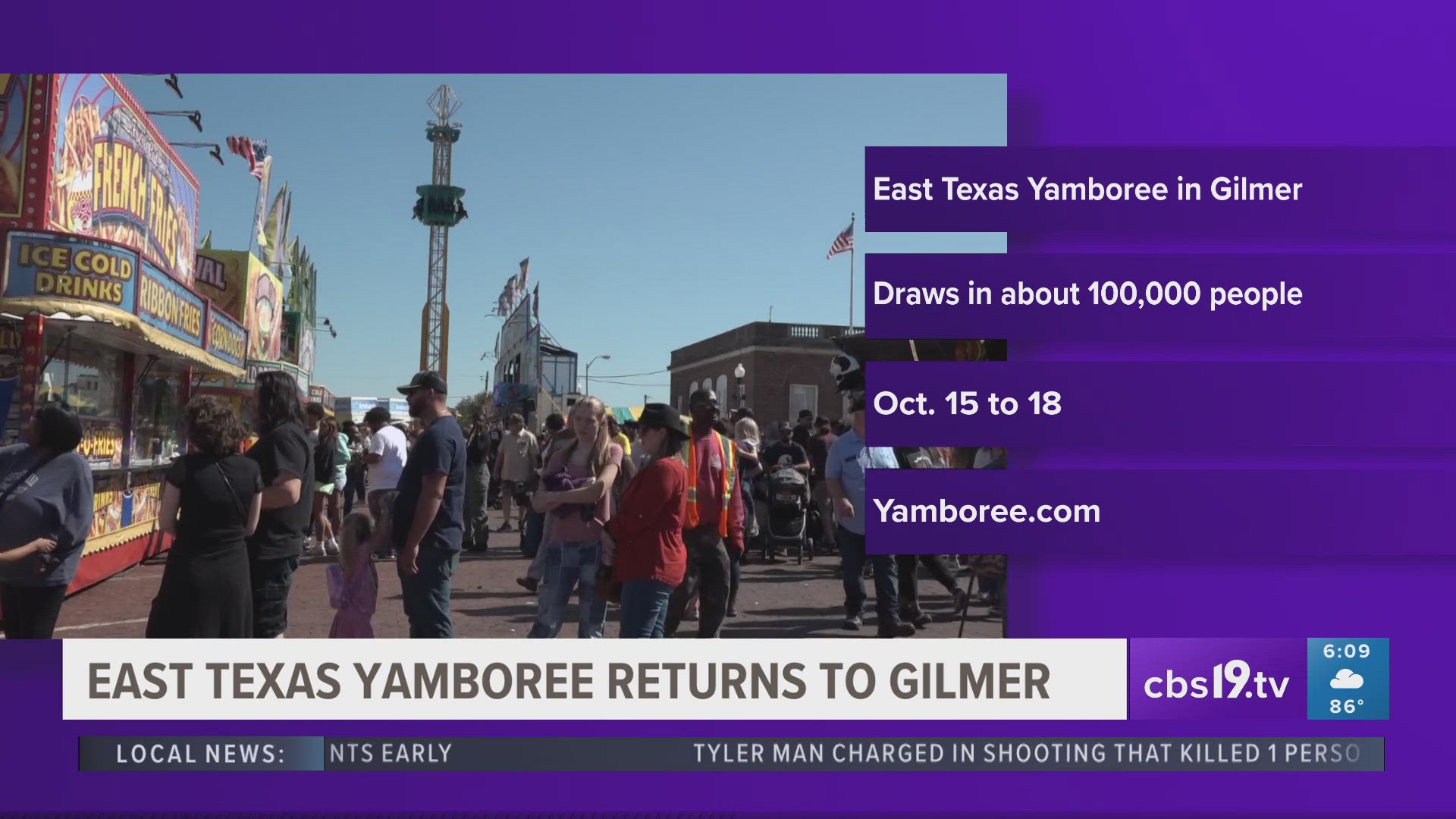 East Texas Yamboree returning to Gilmer | cbs19.tv
