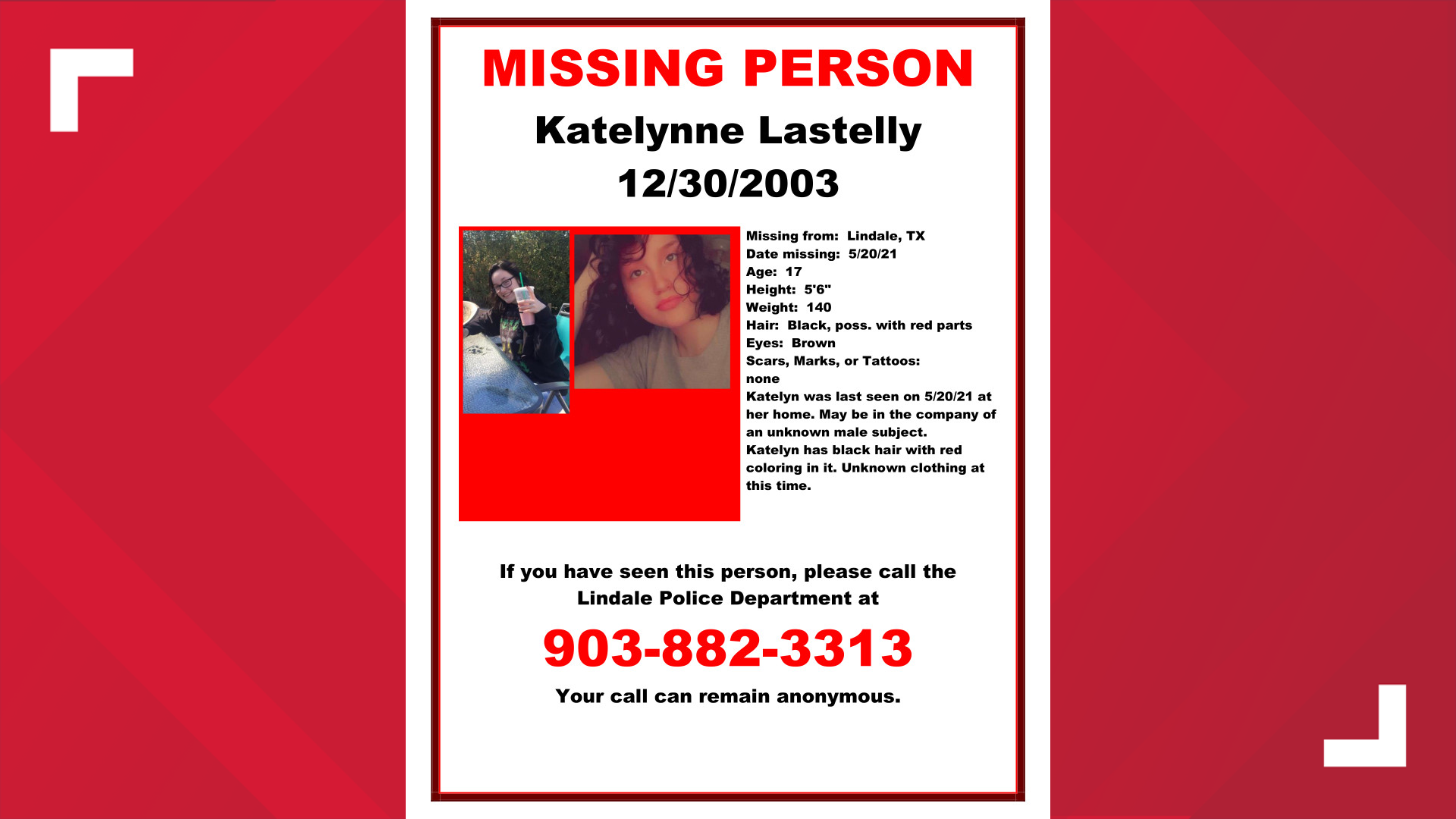 Lindale police searching for missing 17-year-old girl | cbs19.tv