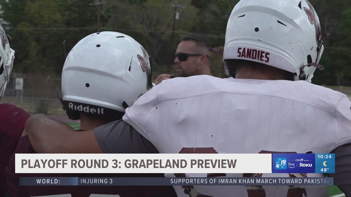 UNDER THE LIGHTS | GAME OF THE WEEK PREVIEW: Grapeland Sandies | cbs19.tv