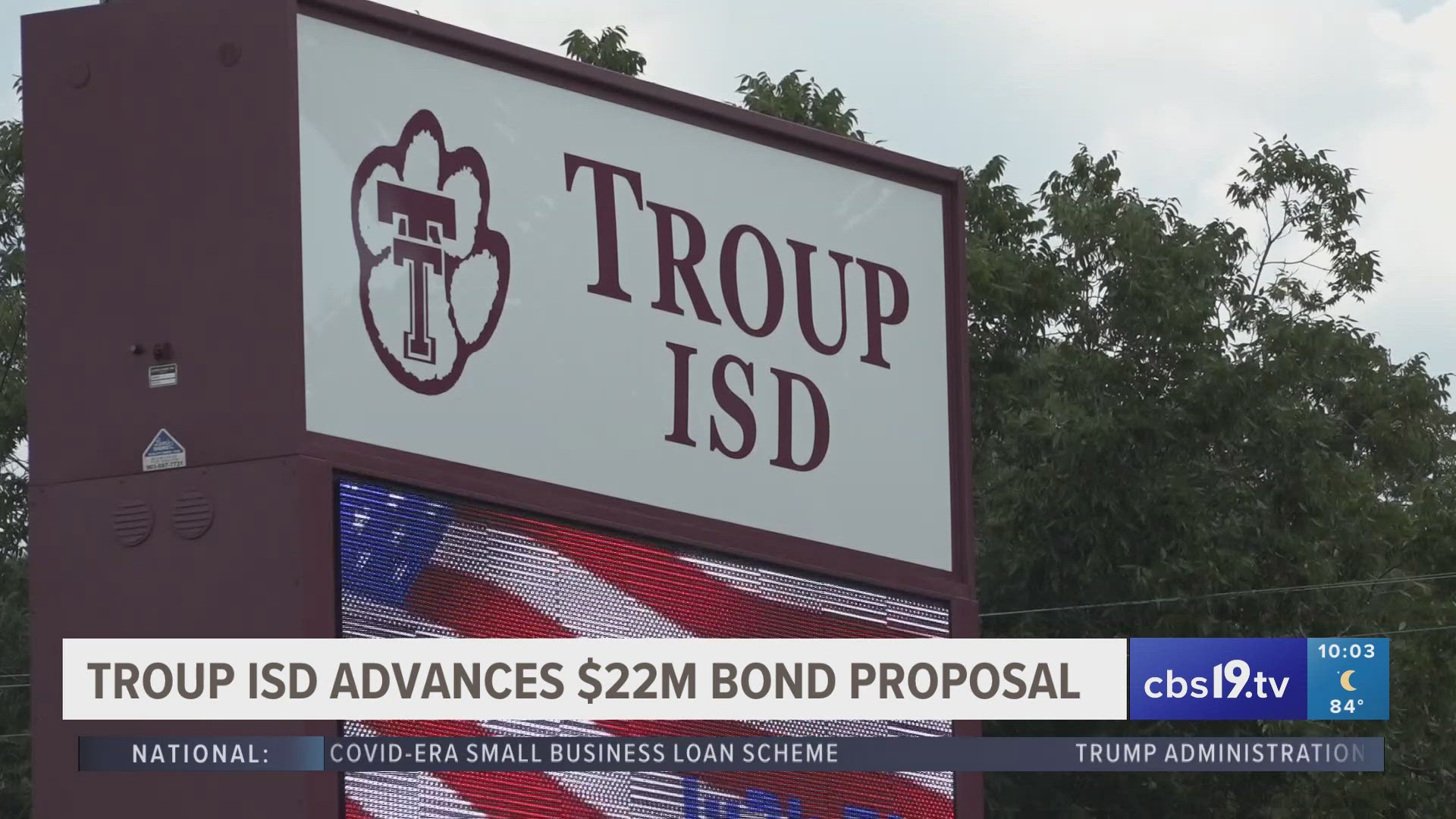 Troup ISD to hold $22.2 million bond election | cbs19.tv