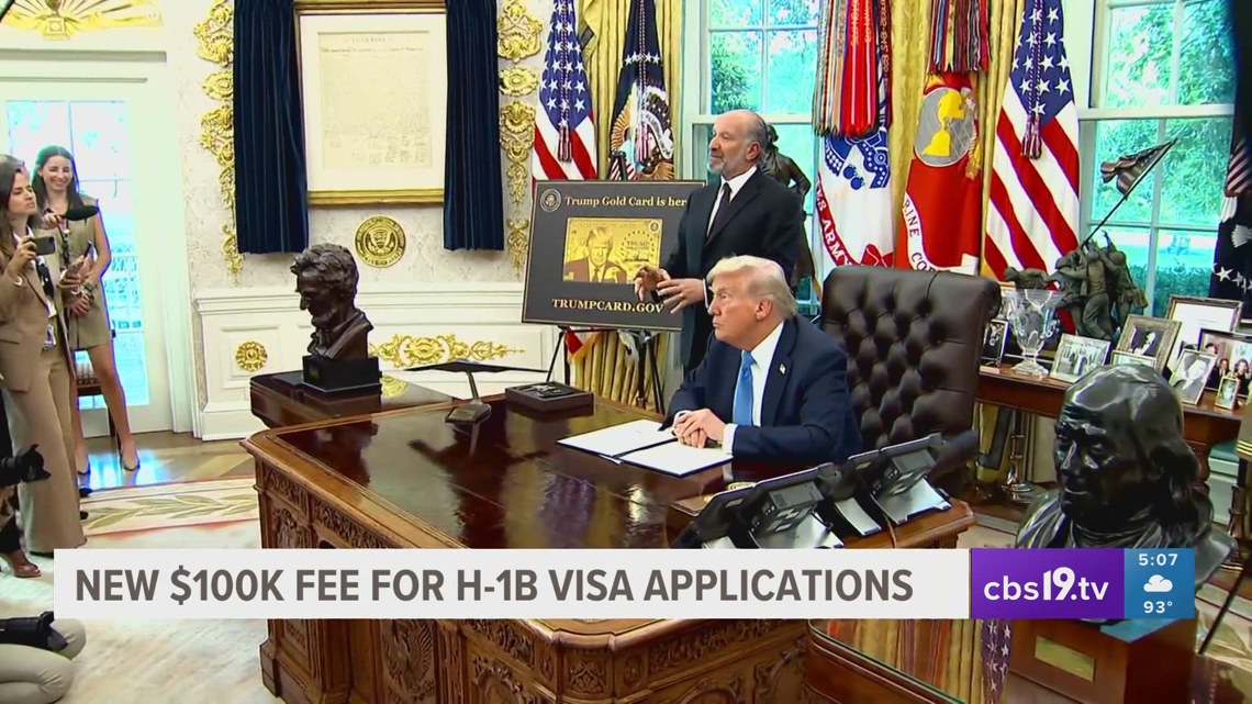 Trump signs proclamation imposing $100K annual fee for H-1B visa ...