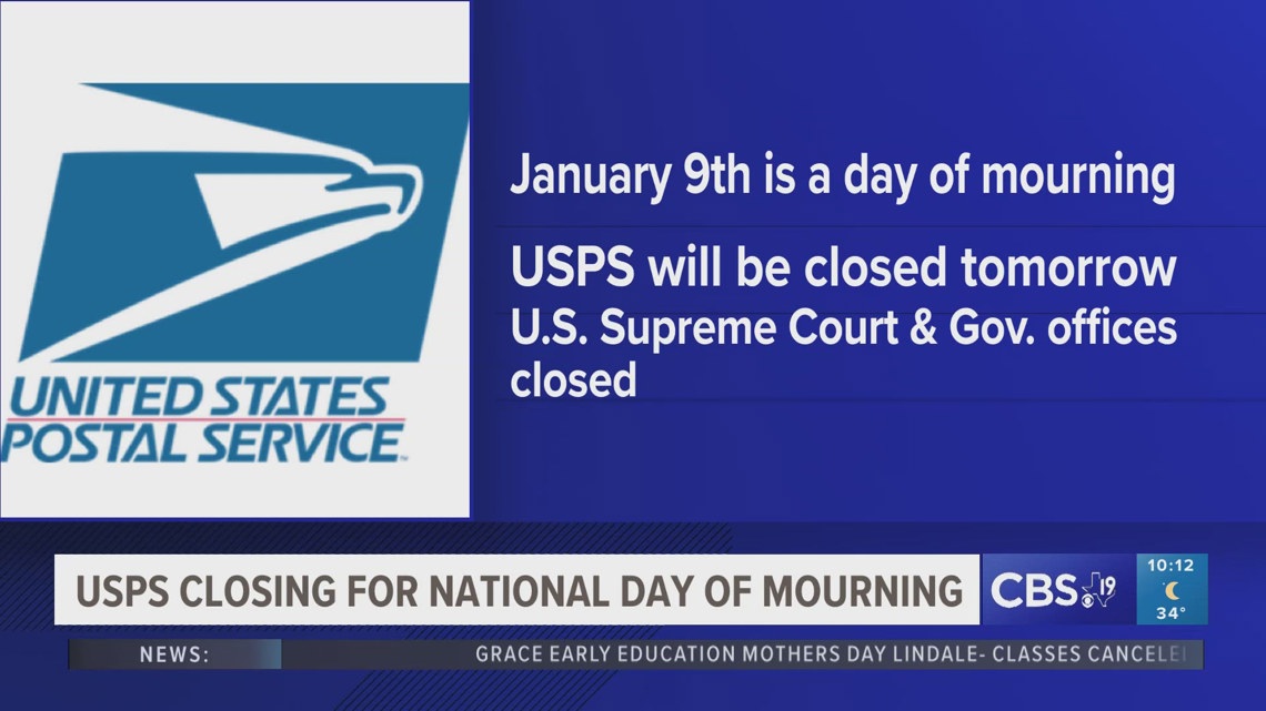 USPS closing Thursday, but not because of winter storms | cbs19.tv