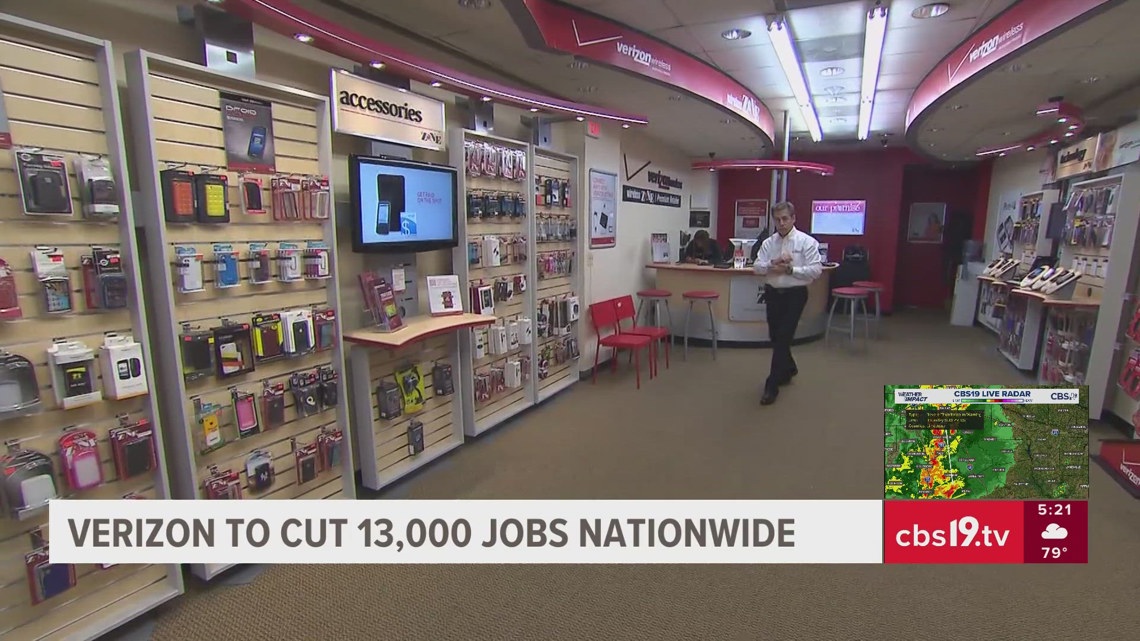 Verizon set to cut 13,000 jobs nationwide | cbs19.tv