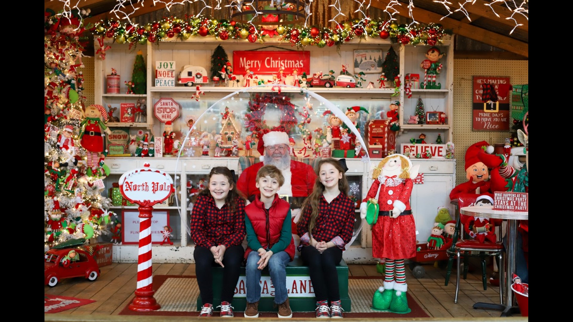 Flint boutique finds creative solution for safe Santa pictures | cbs19.tv