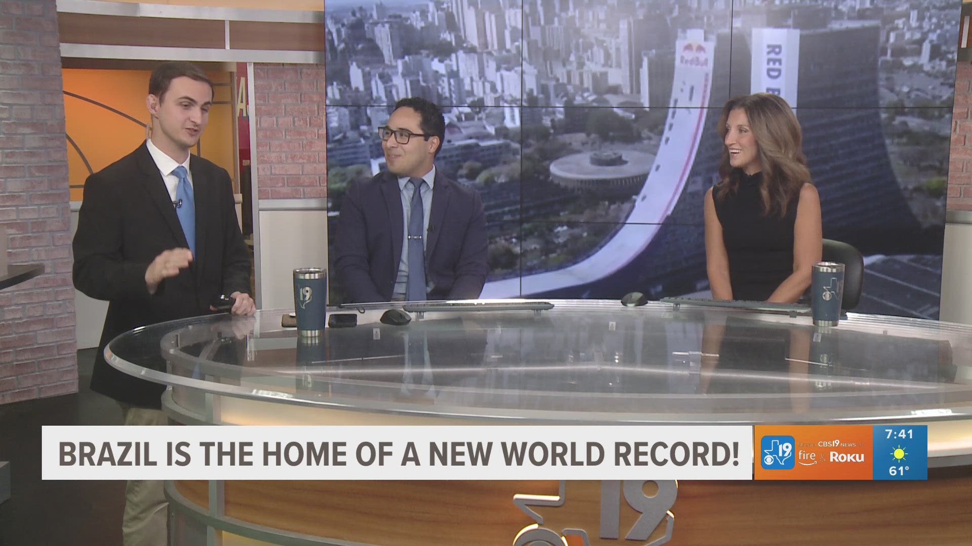 Brazilian holds world record for tallest drop-in on a temporary ...