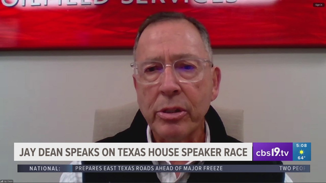 Jay Dean speaks on heated Texas House Speaker Race | cbs19.tv