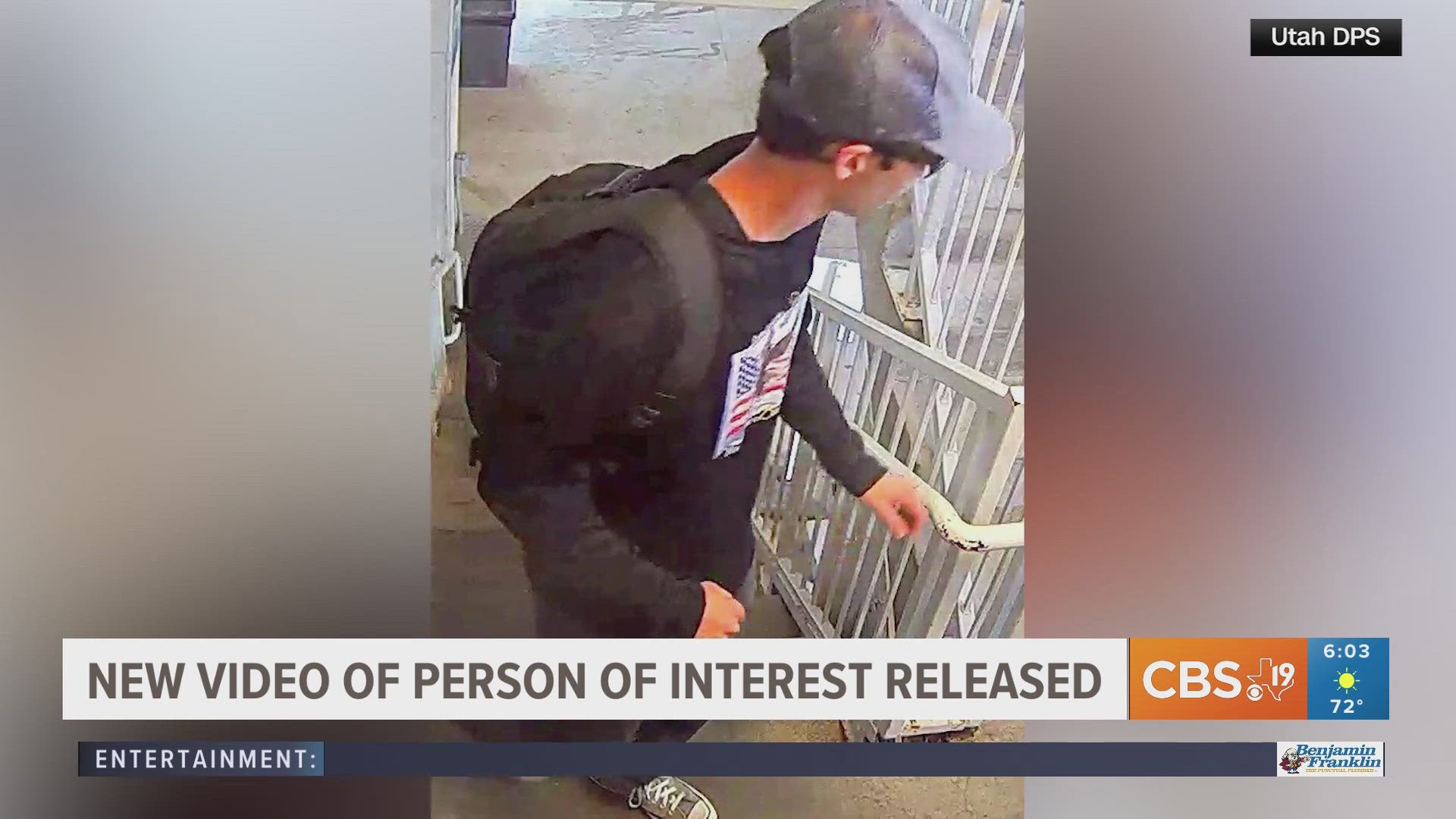 Officials release new video of person of interest connected to Charlie Kirk's assassination ...