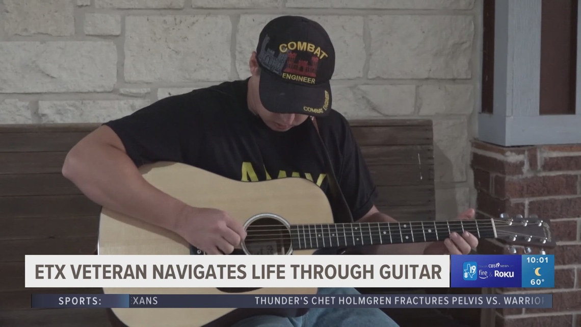 Texas veteran uses his guitar to navigates life | cbs19.tv