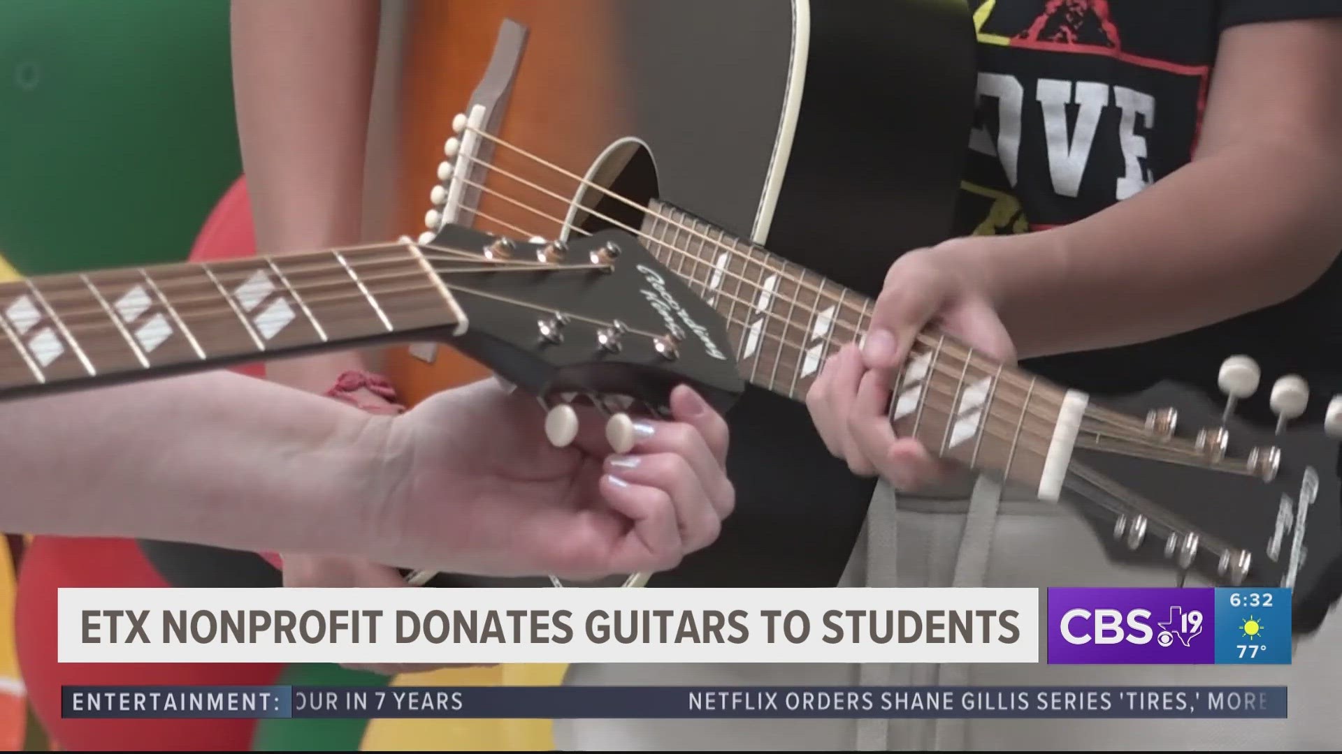 East Texas nonprofit donates guitars to students | cbs19.tv